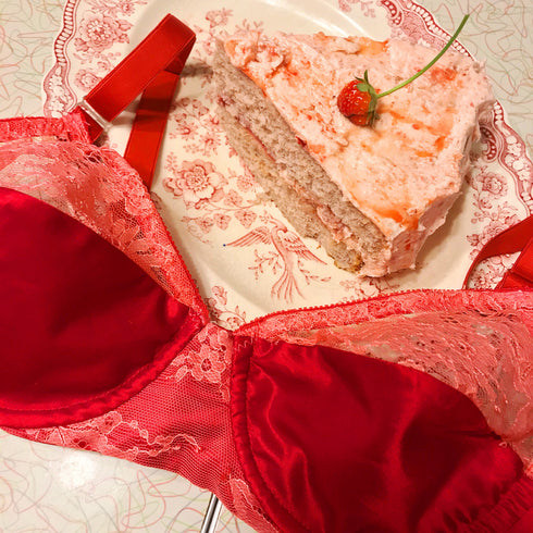 Strawberry Cake Bra – Dottie's Delights